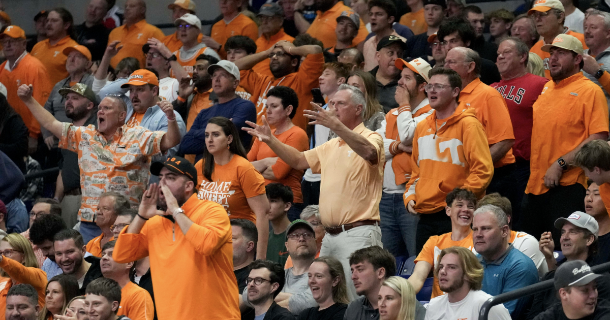 'What I saw yesterday out of Tennessee fans left an impression ...
