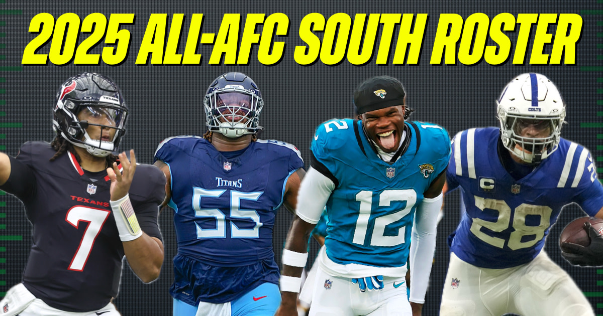 2025 All-AFC South roster: Young talent Travis Hunter and JC Latham ...