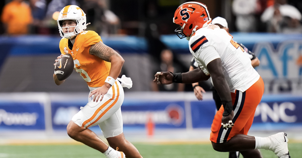 National media outlet grades the performances of Tennessee QB Joey ...