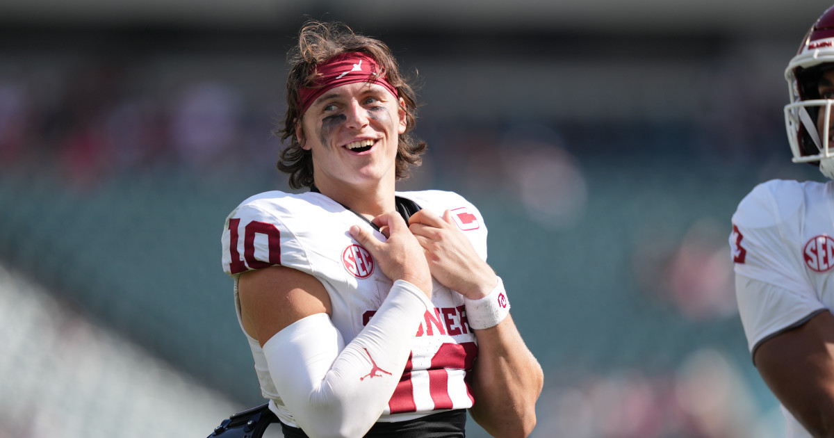 Oklahoma Sooners QB John Mateer just put his name on a list with Baker ...
