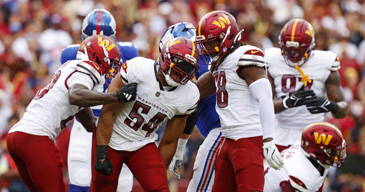 The Commanders dominated the Giants Week 1 and the PFF grades showed ...