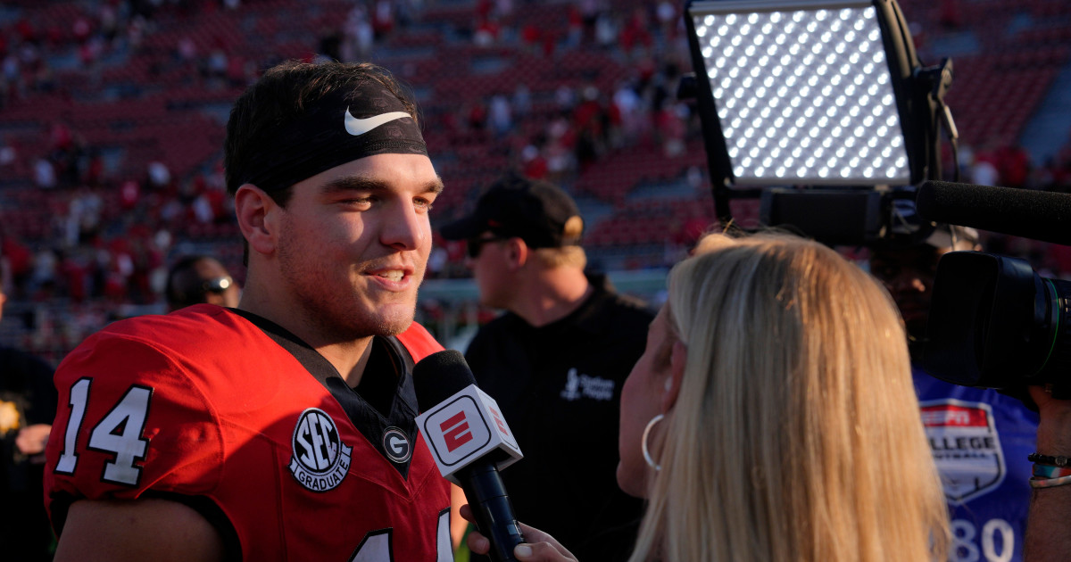 Georgia QB Gunner Stockton gives Neyland Stadium major kudos, but he ...