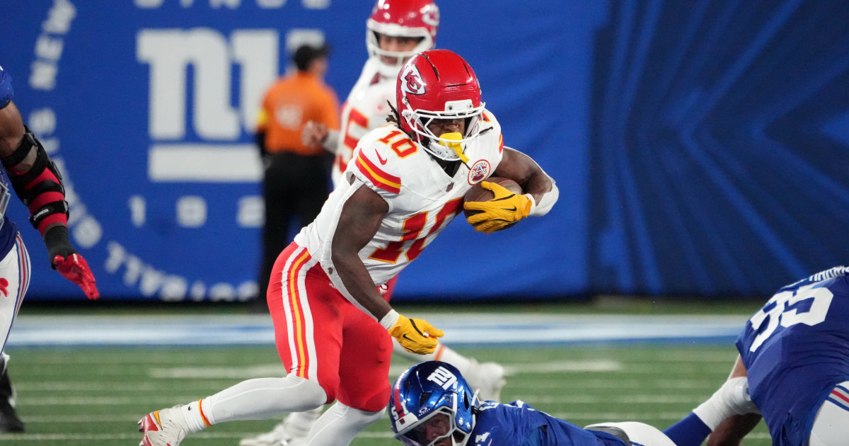 Chiefs RB Isiah Pacheco's homecoming sparked the run game vs. Giants ...