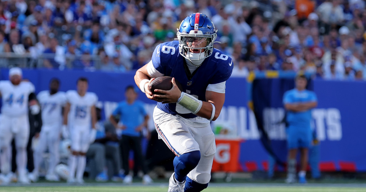 Giants OC Mike Kafka sends a positive message to rookie QB Jaxson Dart heading into Week 5 ...