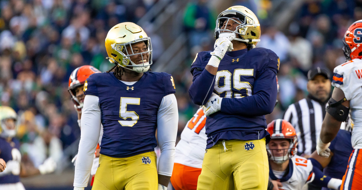 Notre Dame football moves one step closer to try and pull a four-star defensive lineman out of a ...