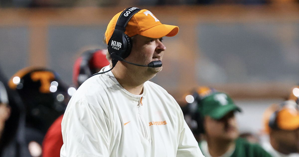 Tennessee head coach Josh Heupel waited a long time to make an ...