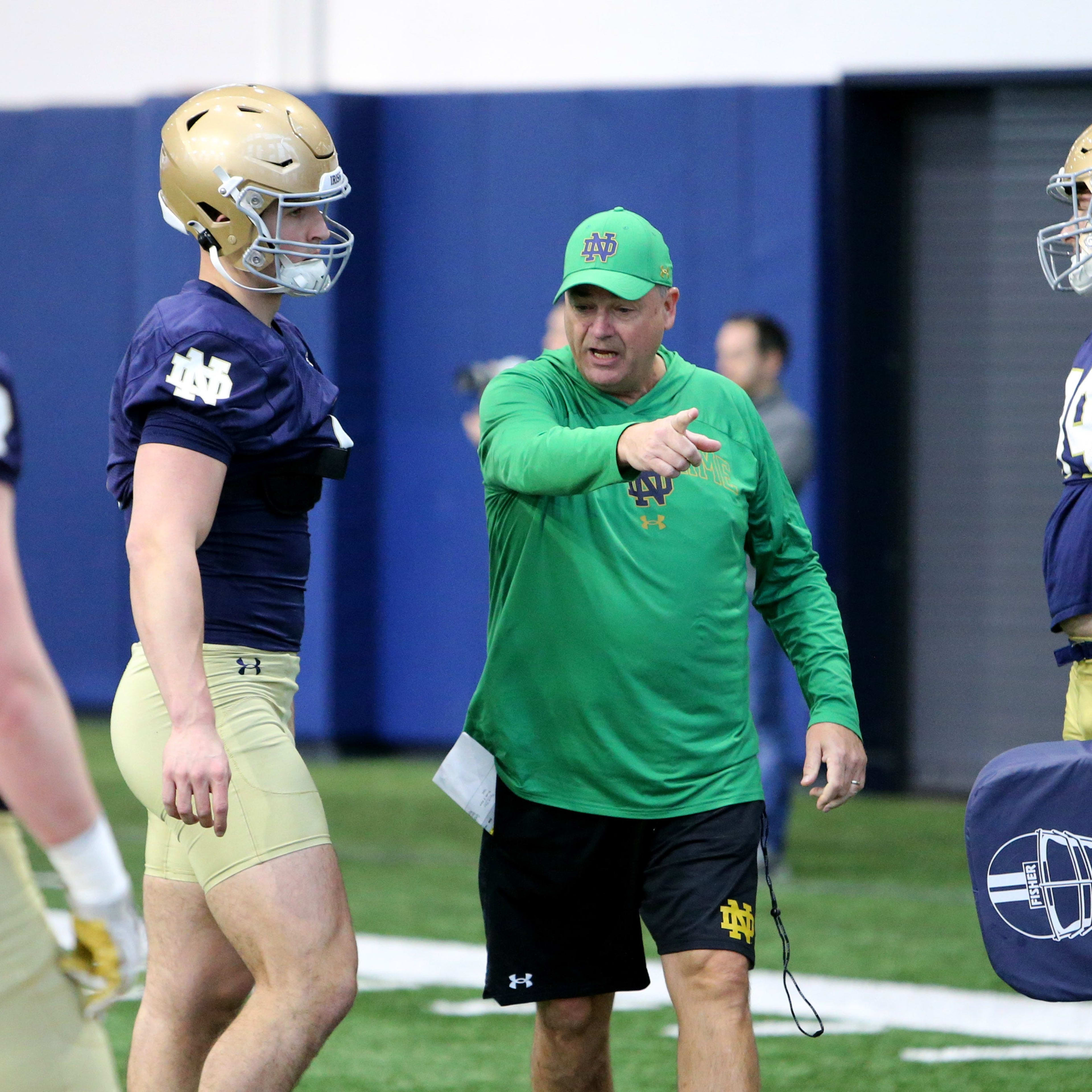 Notre Dame football and Marcus Freeman throws their hat into the ring ...