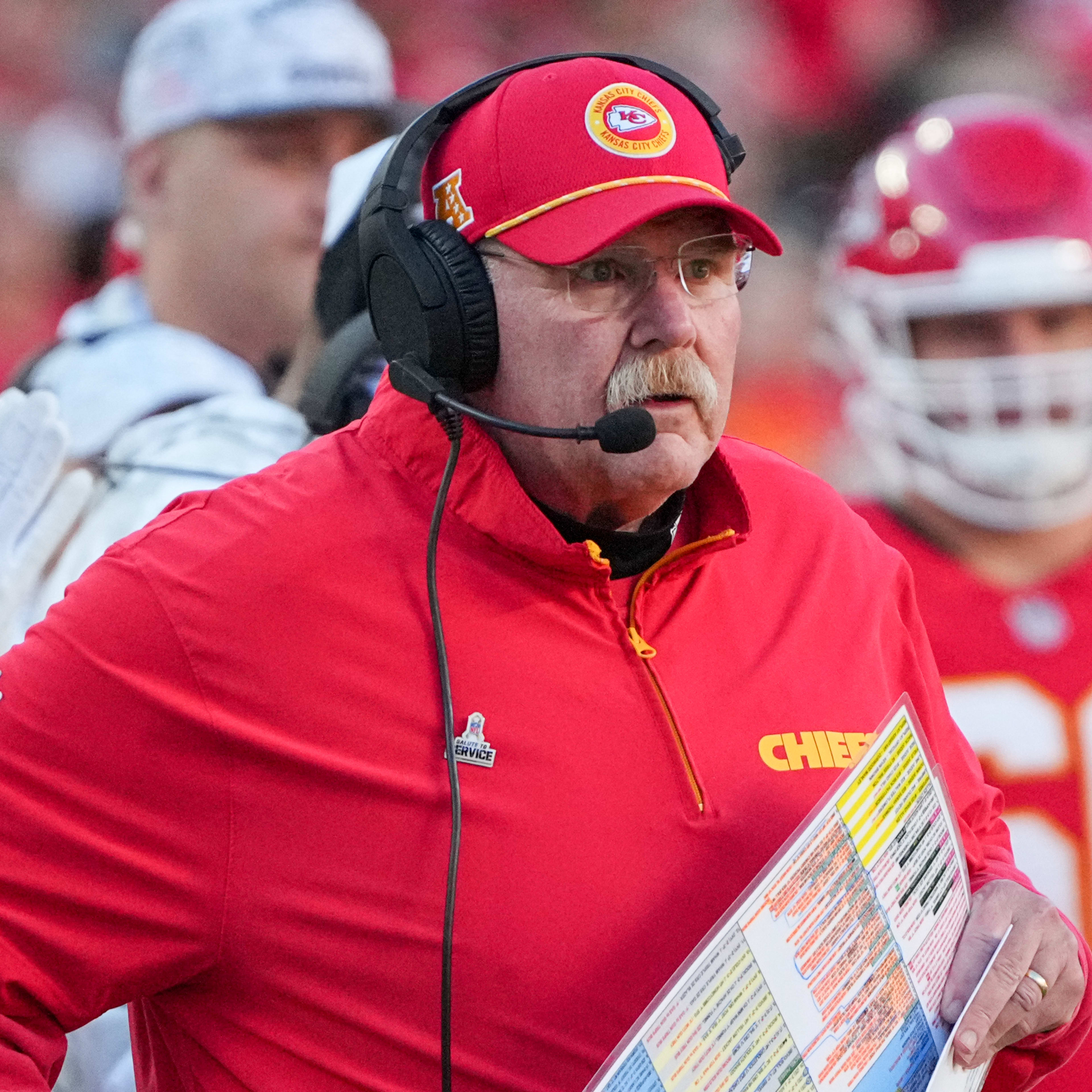 Chiefs HC Andy Reid provides latest injury updates on two key offensive ...