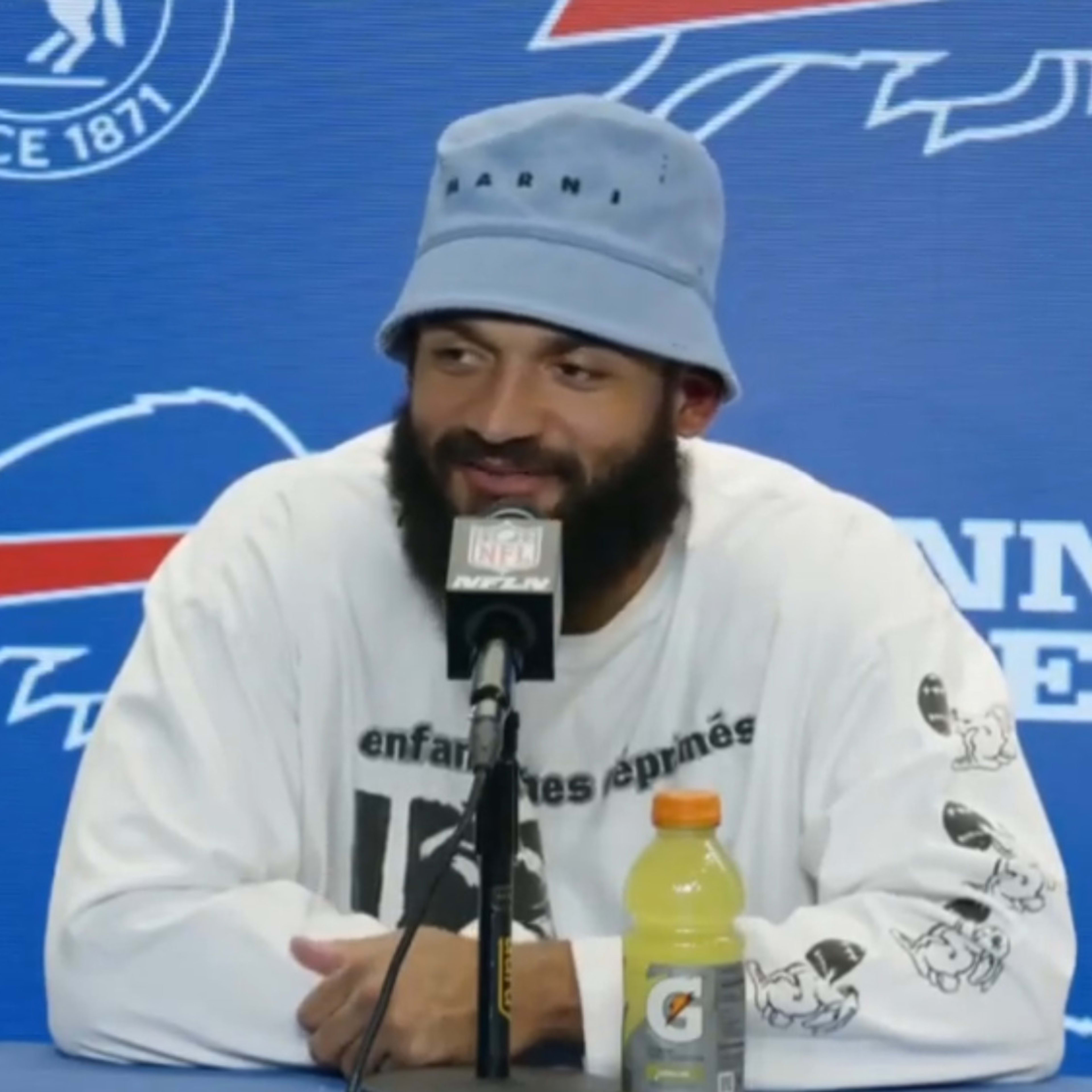 Sean McDermott shares strong yet encouraging message for Keon Coleman ...