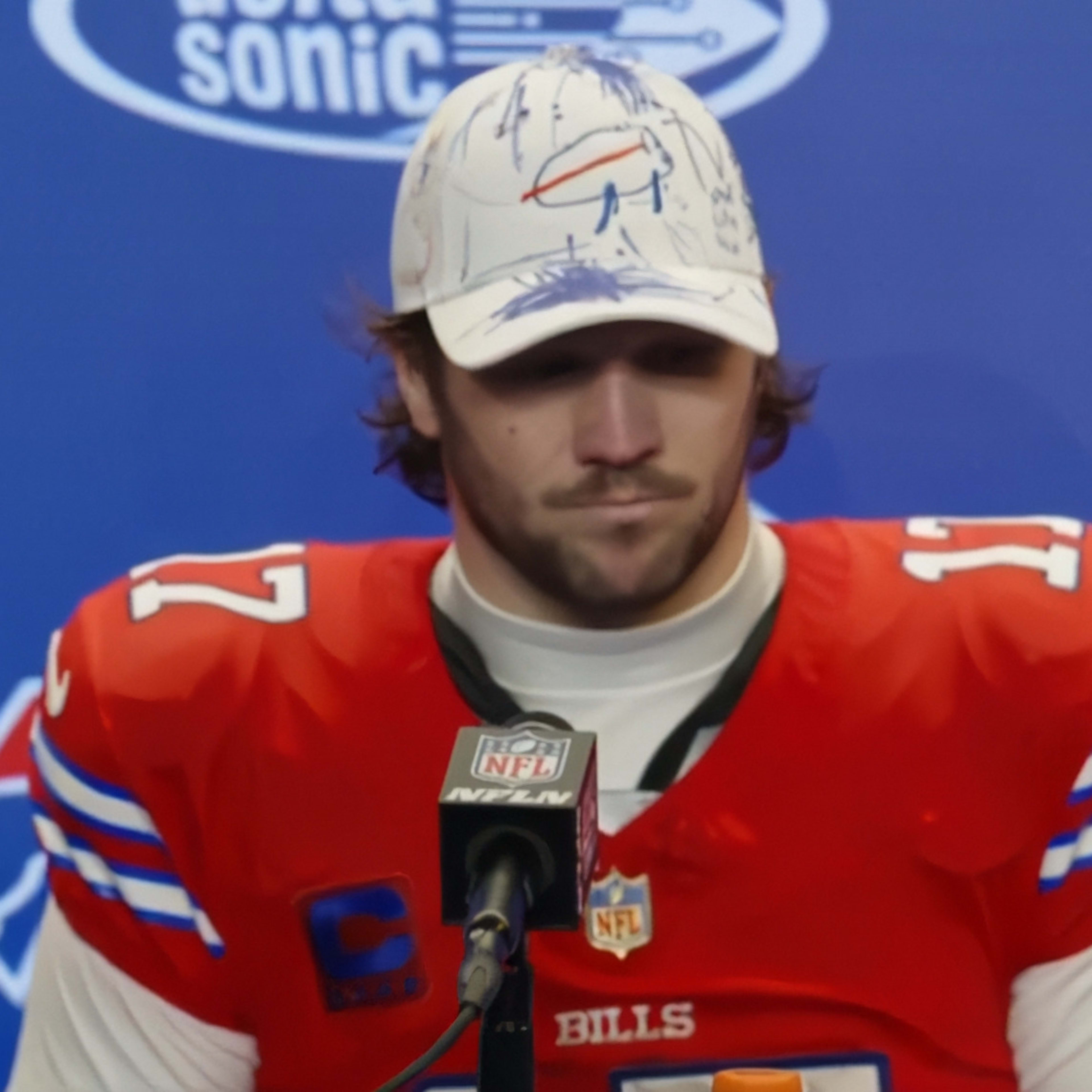 Bills' Josh Allen had a fiery response when asked about the failed two ...