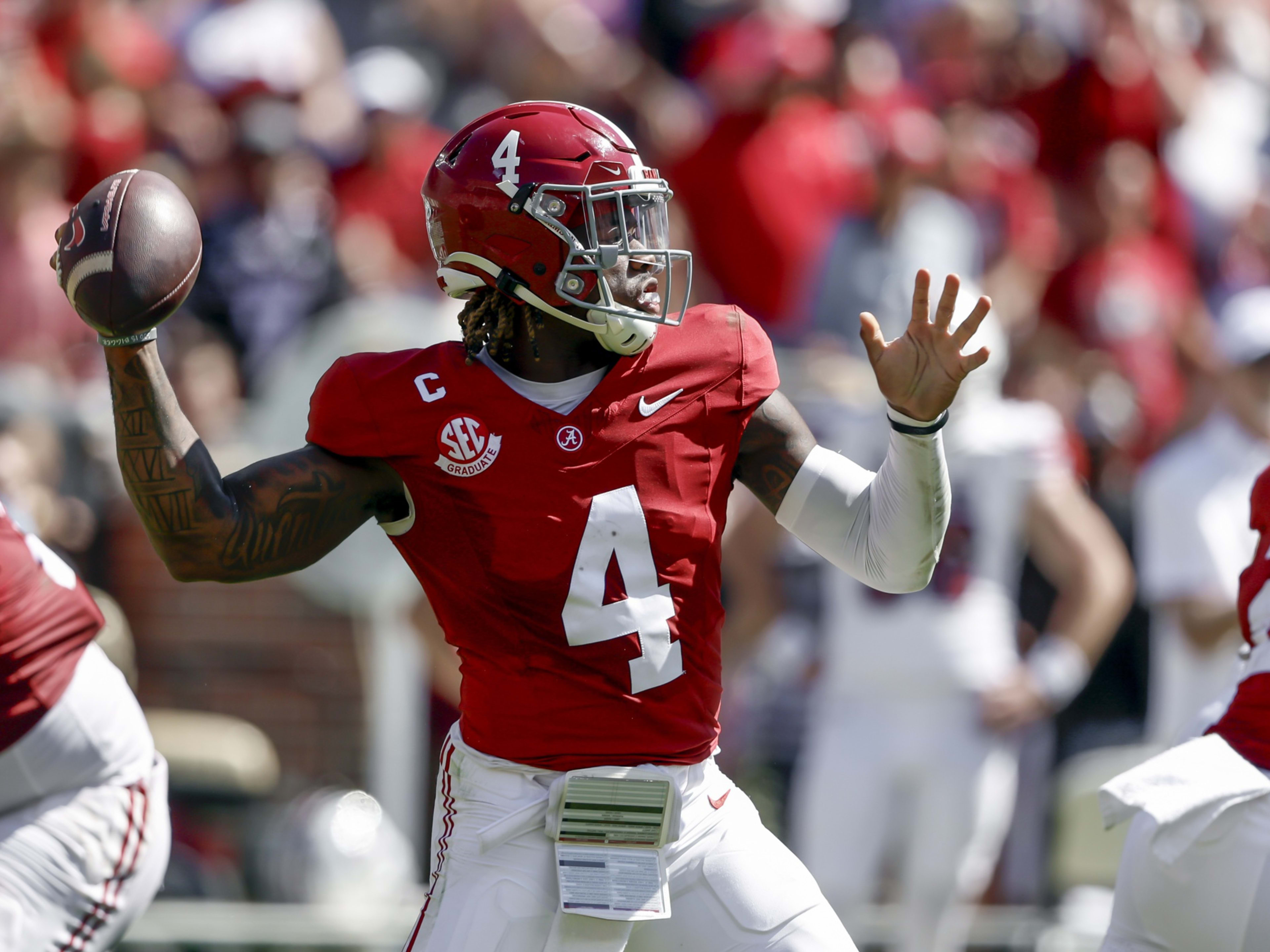 Biggest NFL Draft stock movers and shakers include Jalen Milroe, Quinn Ewers, and James Pearce ...