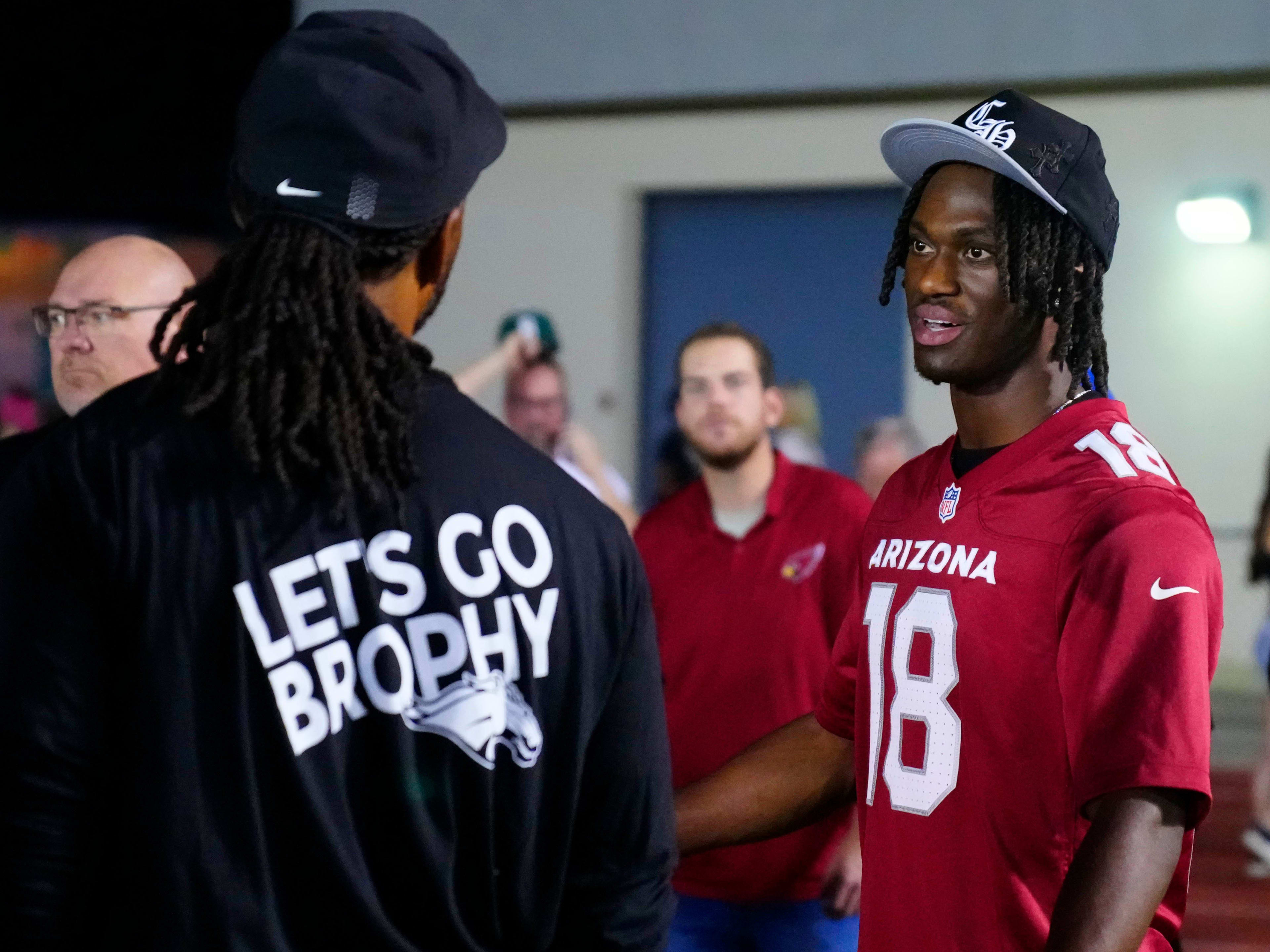 Legendary Cardinals WR Larry Fitzgerald discusses his relationship with ...