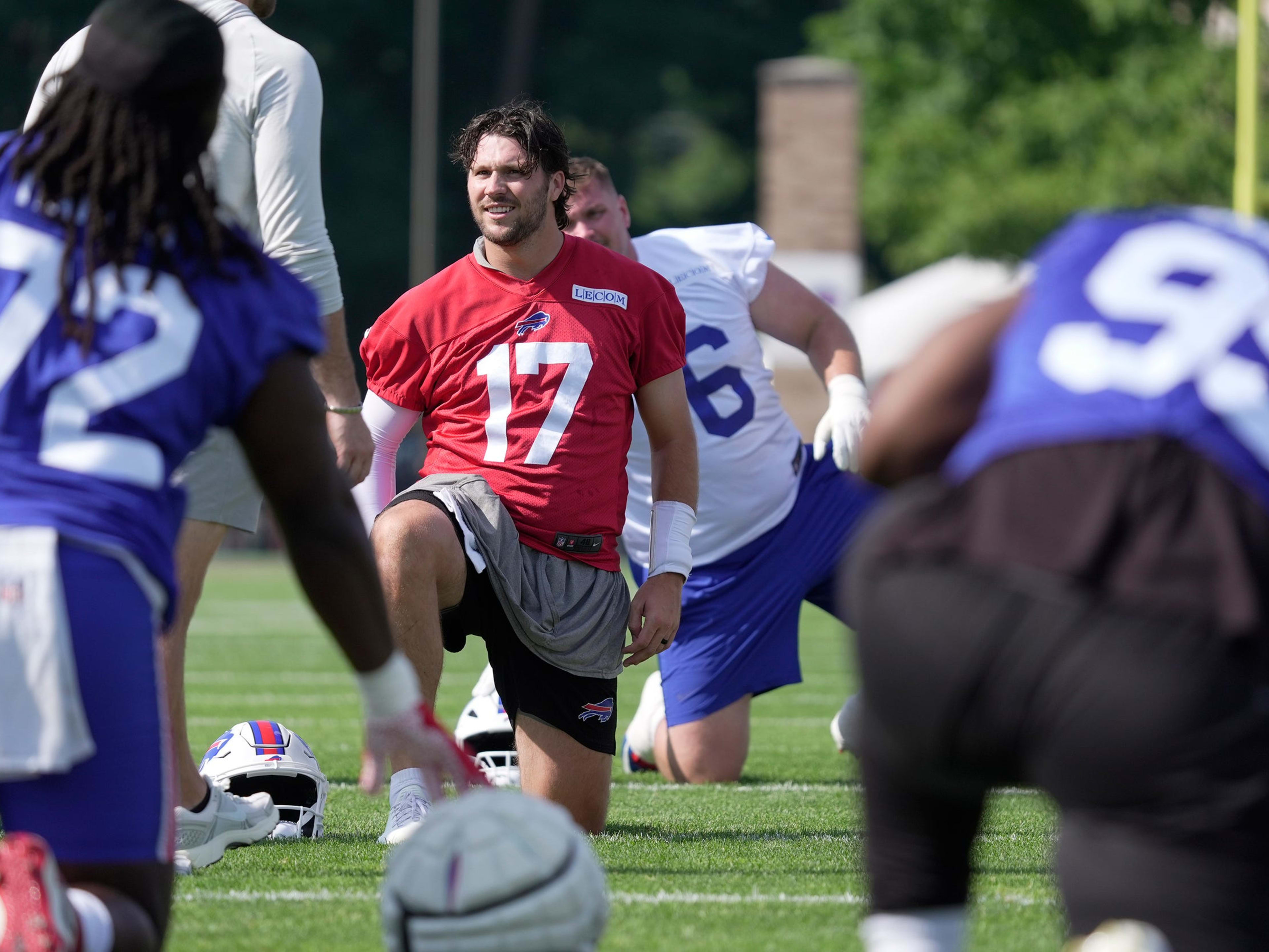 Josh Allen makes a major change just days before the team's first ...