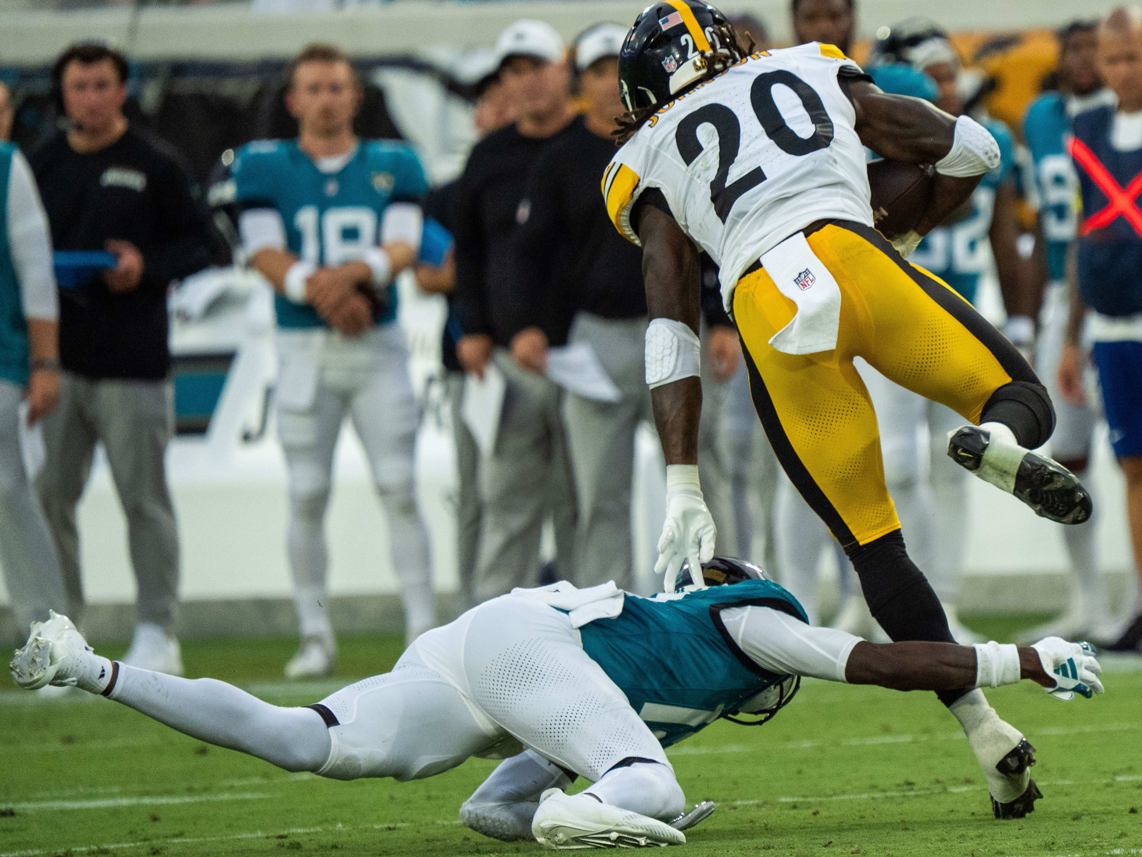 Mike Tomlin names what Steelers rookie running back Kaleb Johnson has ...