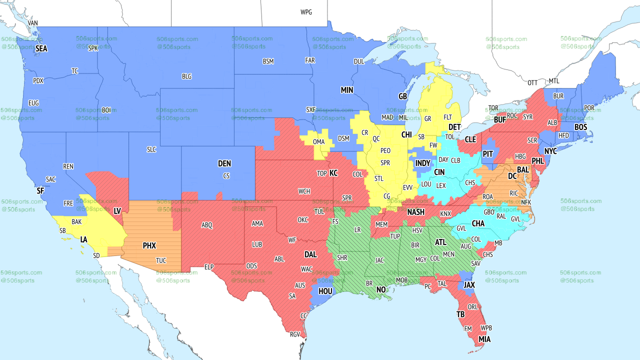 Los Angeles Rams vs. Chicago Bears Broadcast Map: Will you be able to ...