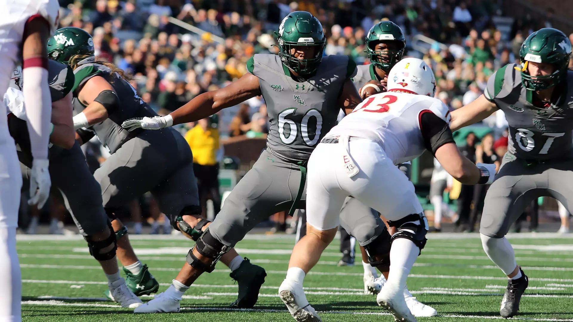 William & Mary OT Charles Grant 2025 NFL Draft Profile - A to Z Sports