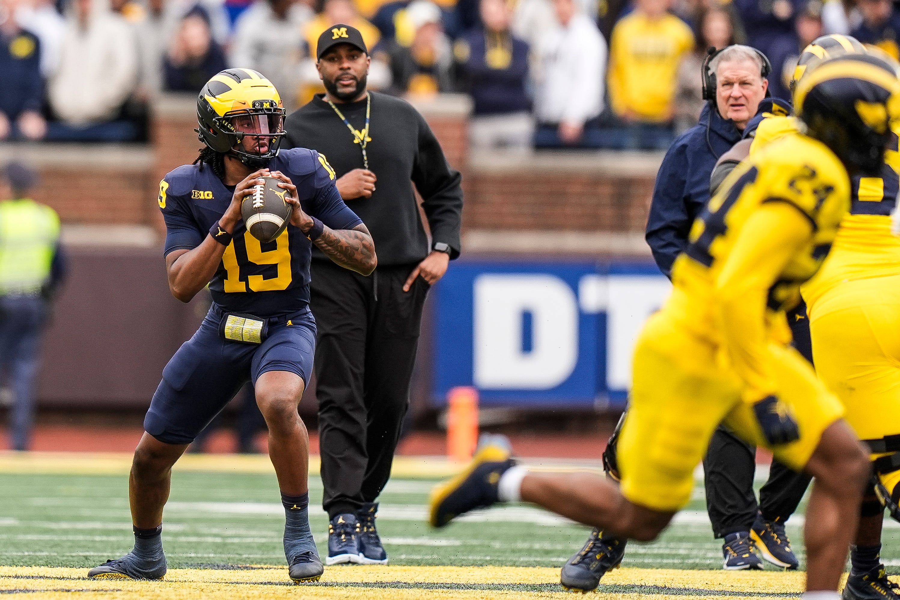 Michigan QB controversy continues, WR question marks, and an elite secondary highlight early ...