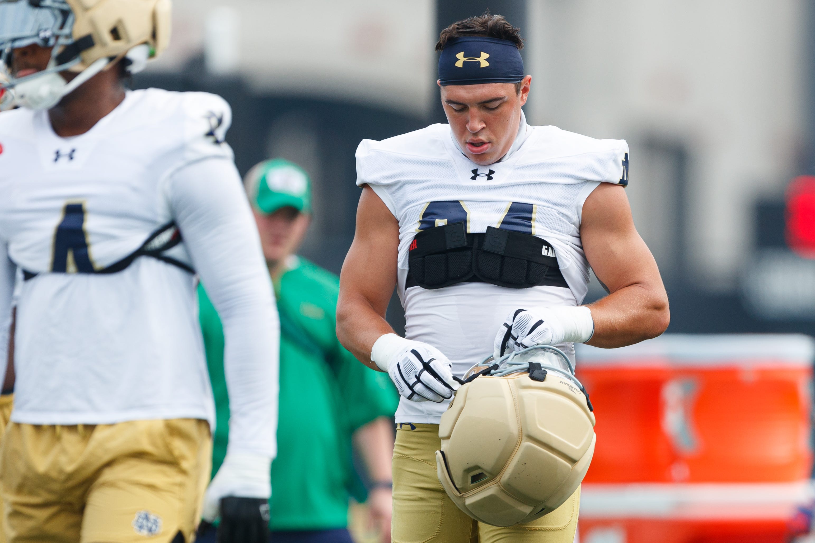 'I kept it on my phone' - Notre Dame star LB Drayk Bowen reveals what ...