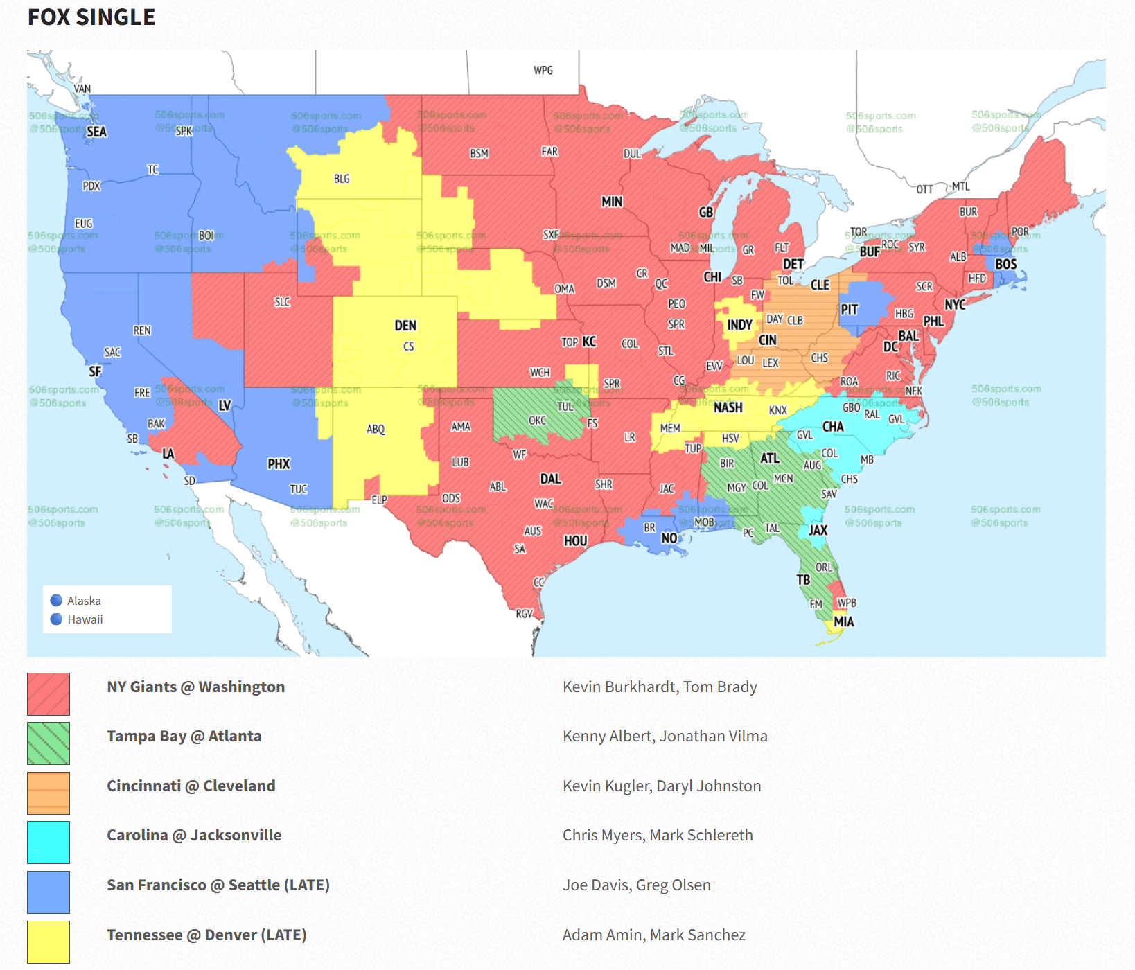 Tampa Bay Buccaneers at Atlanta Falcons Week 1 broadcast map: Will you ...