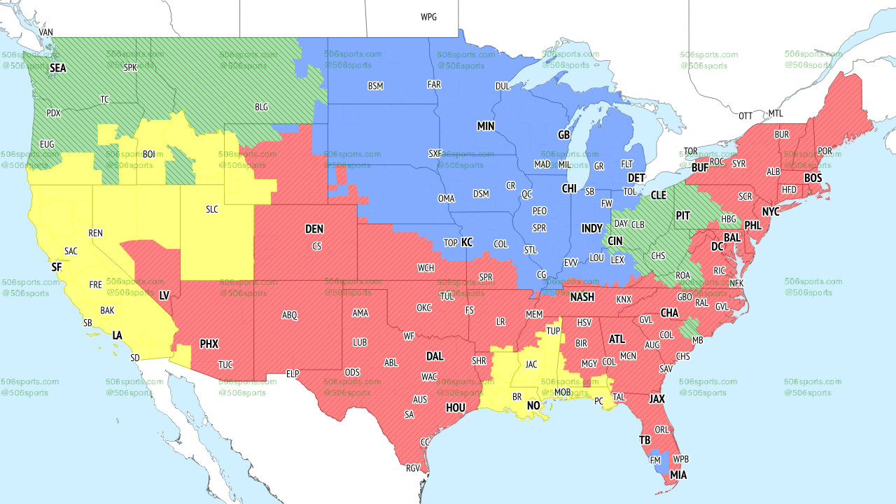 Chicago Bears vs. Detroit Lions Week 2 Broadcast Map: Will you be able to watch on TV? - A to Z ...