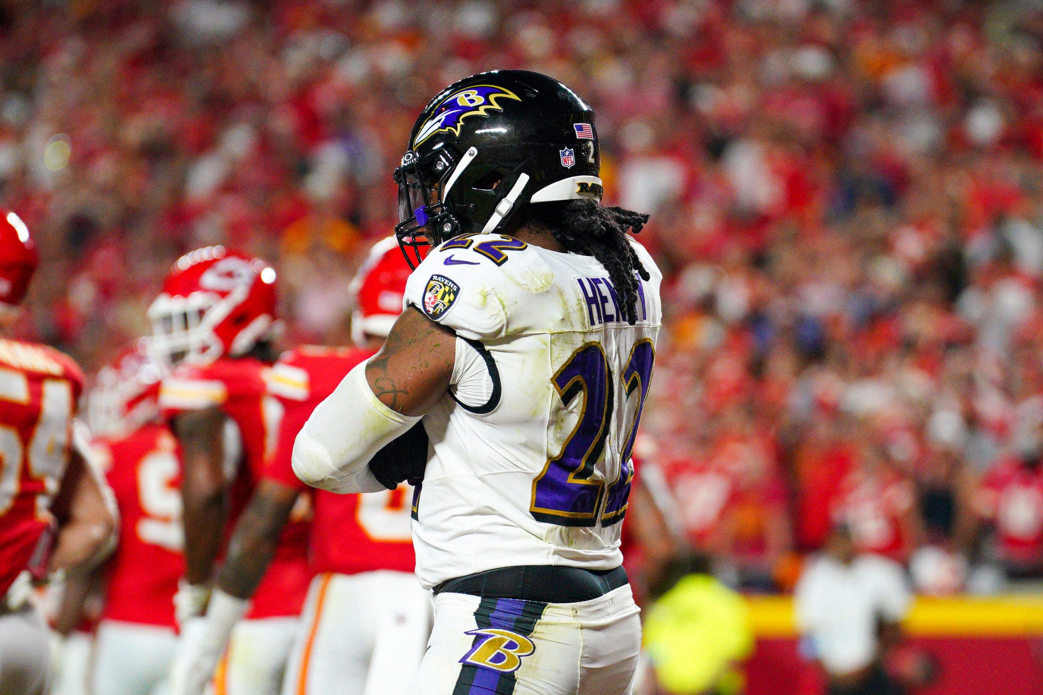 'He's a beast' — Chiefs DE George Karlaftis knows Ravens RB Derrick ...