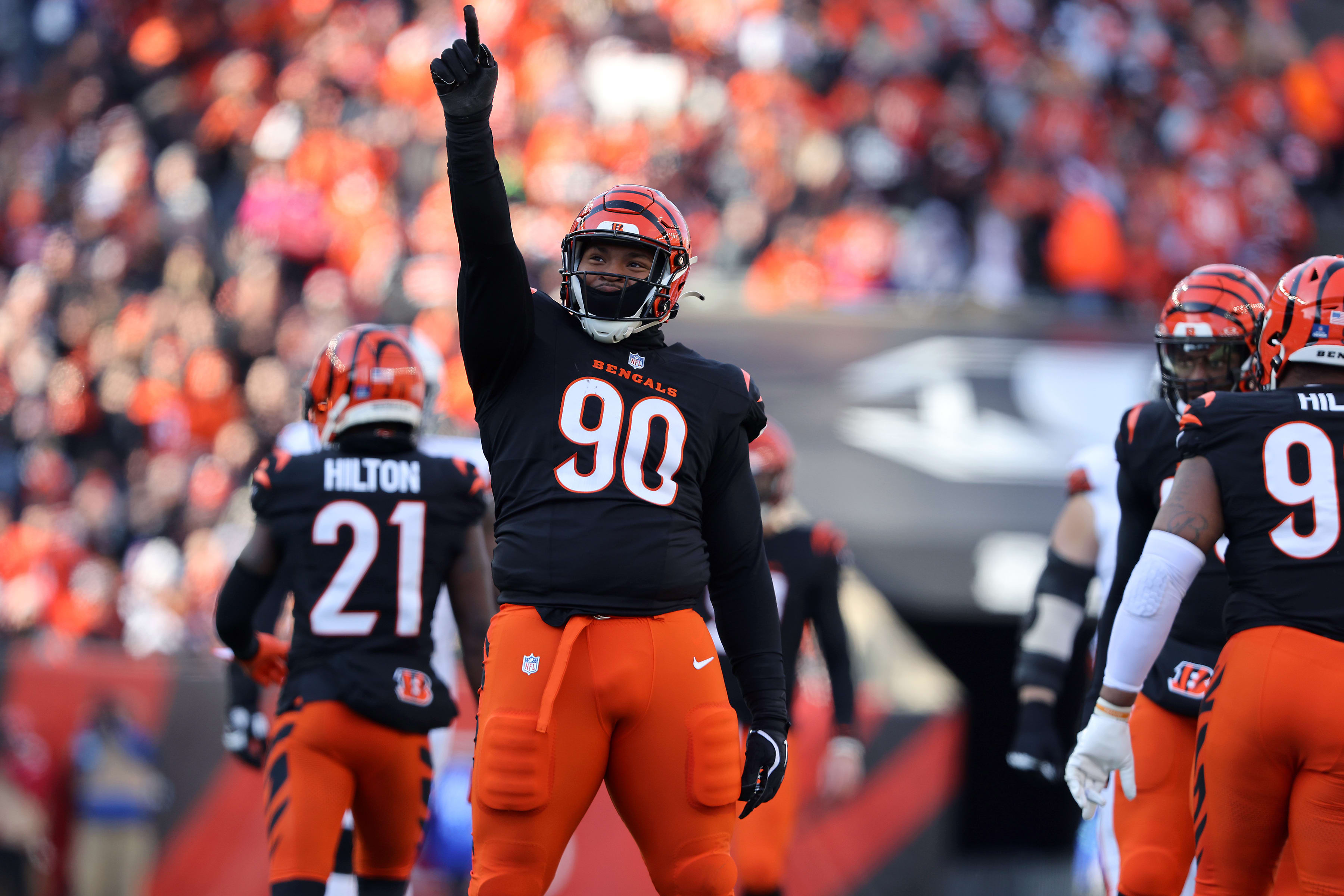 Bengals defensive tackle Kris Jenkins Jr. reveals he received an offseason boost from the other ...
