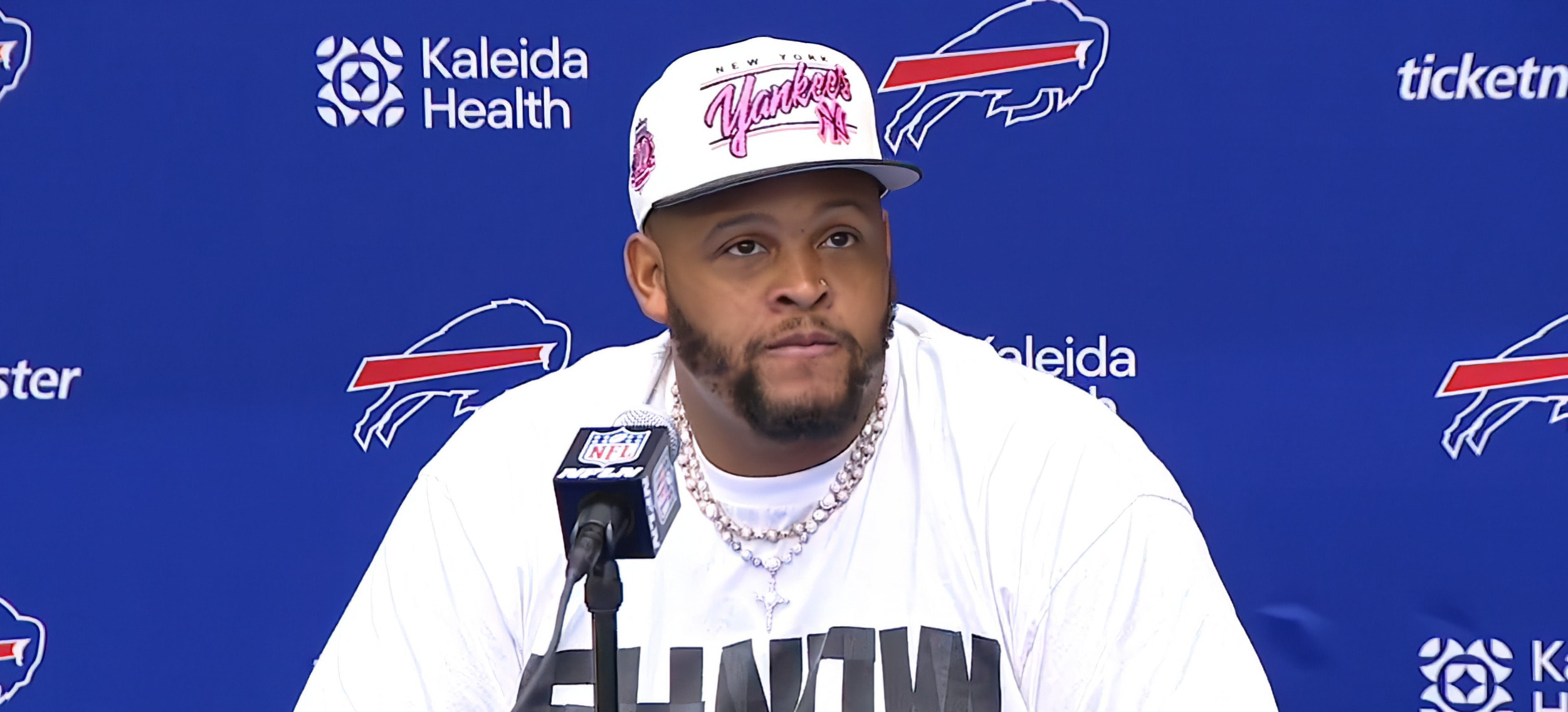 Bills' Dion Dawkins sends a clear message on Stefon Diggs' return to ...