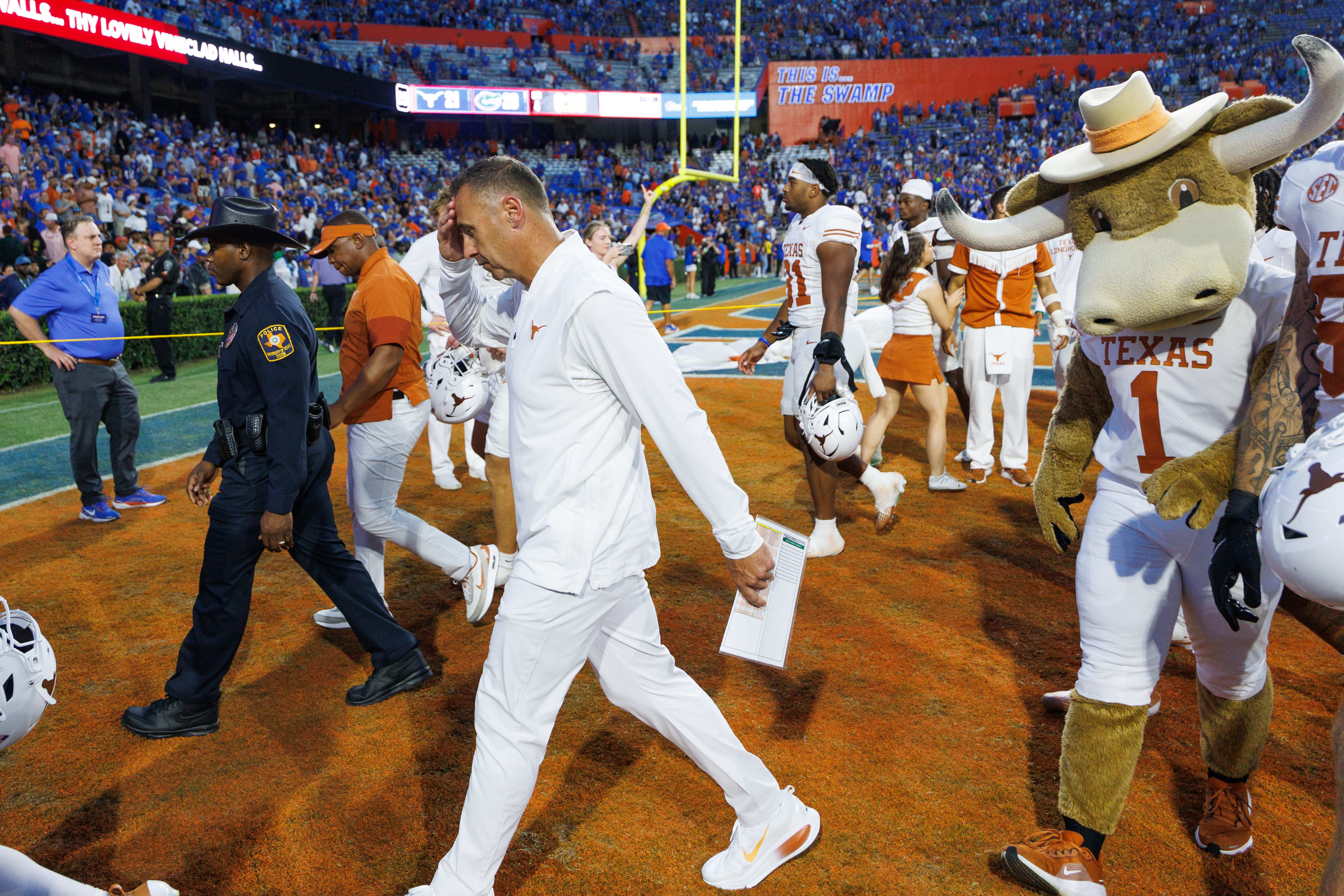 In search of a solution, Texas Longhorns HC Steve Sarkisian has a clear message for his team - A ...