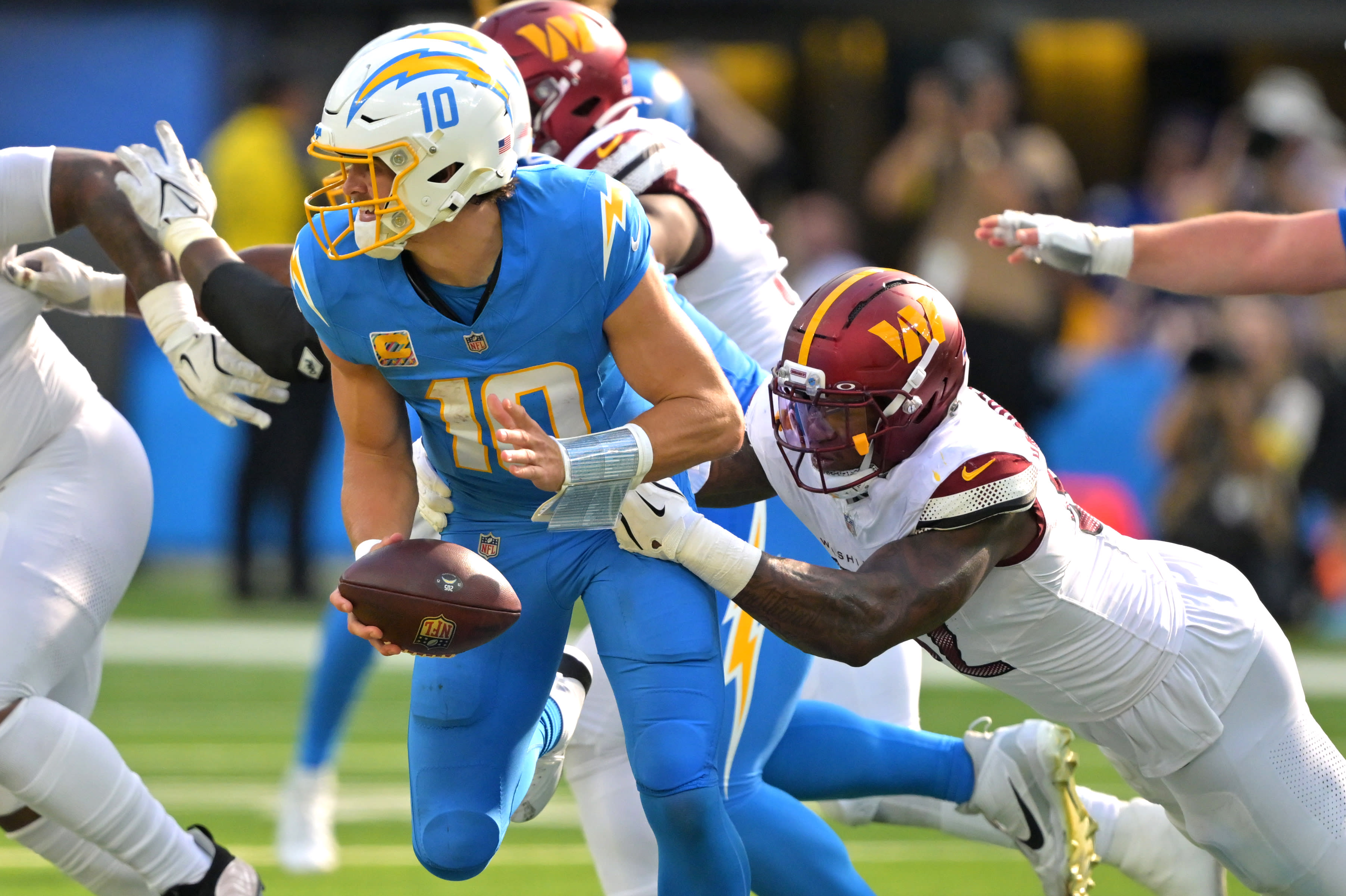 The Los Angeles Chargers are failing Justin Herbert and could ...