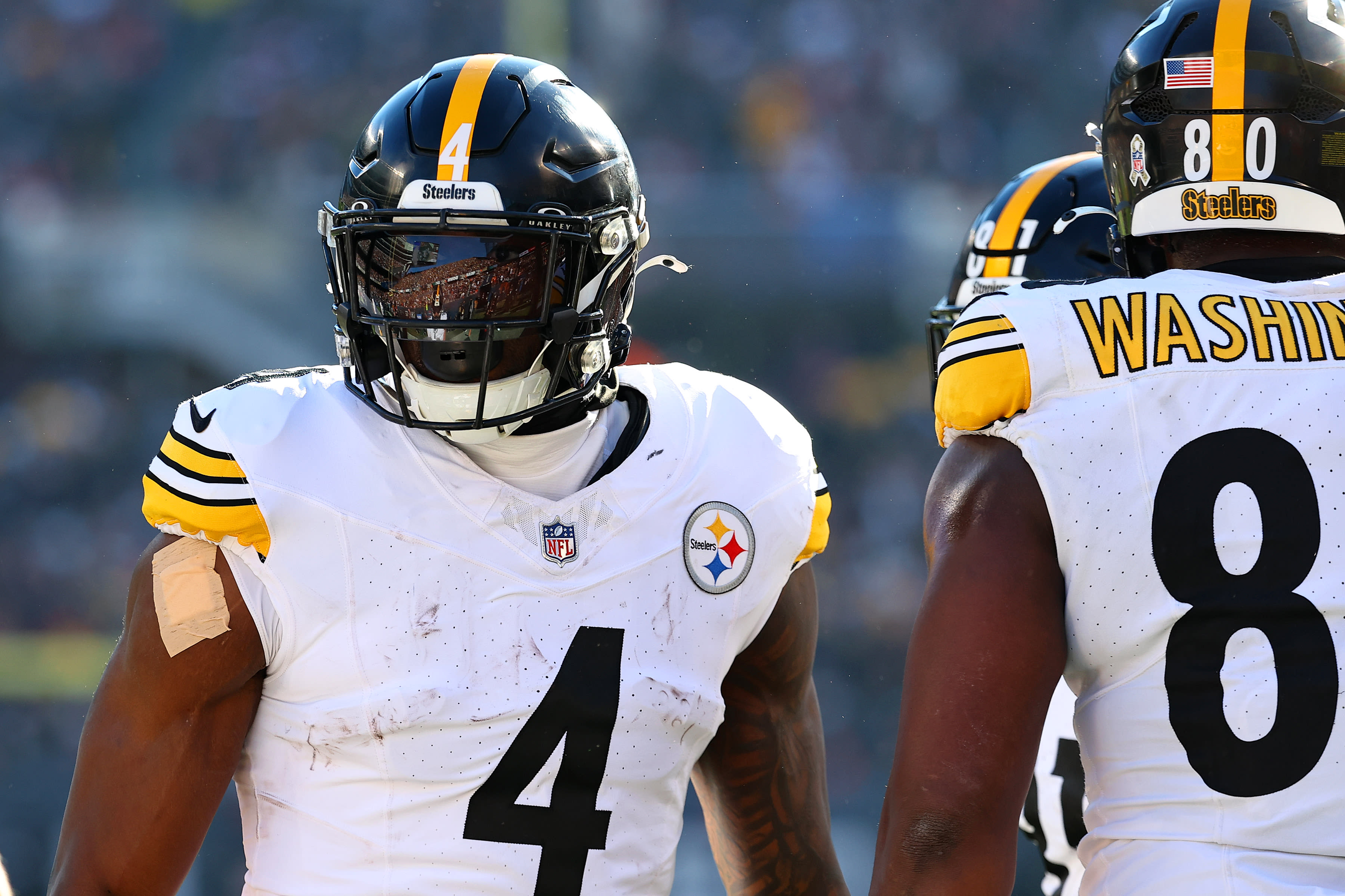 Steelers receiver DK Metcalf punches Lions fan at Ford Field - A to Z ...