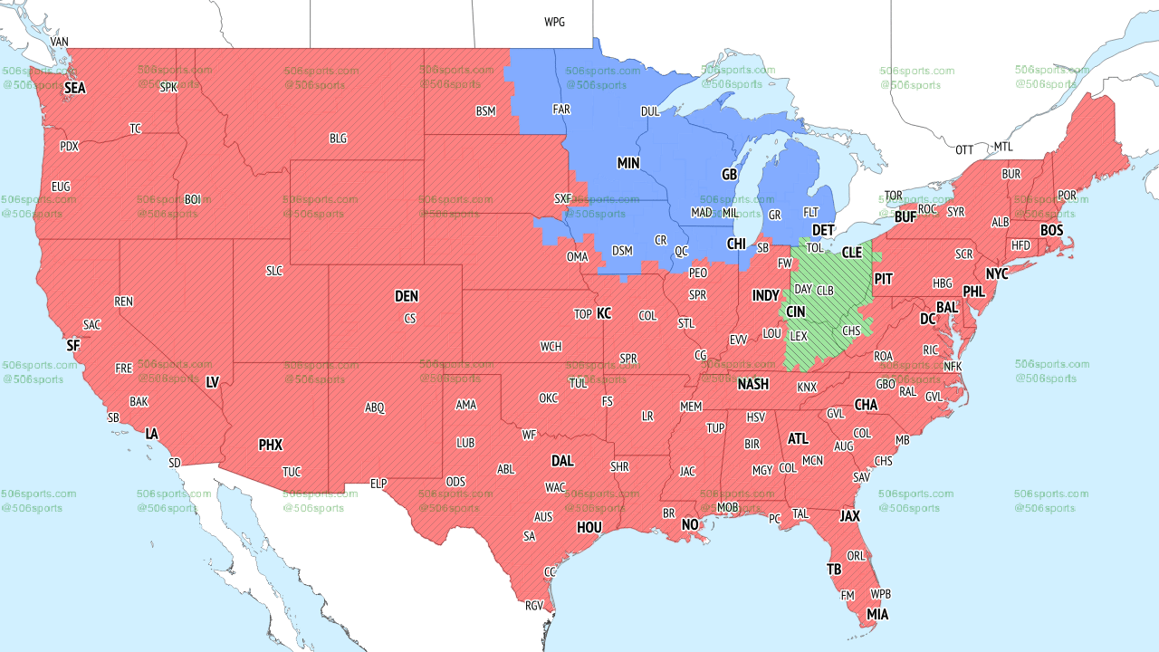 Packers at Vikings Week 18 Broadcast Map: Green Bay rounds out the ...