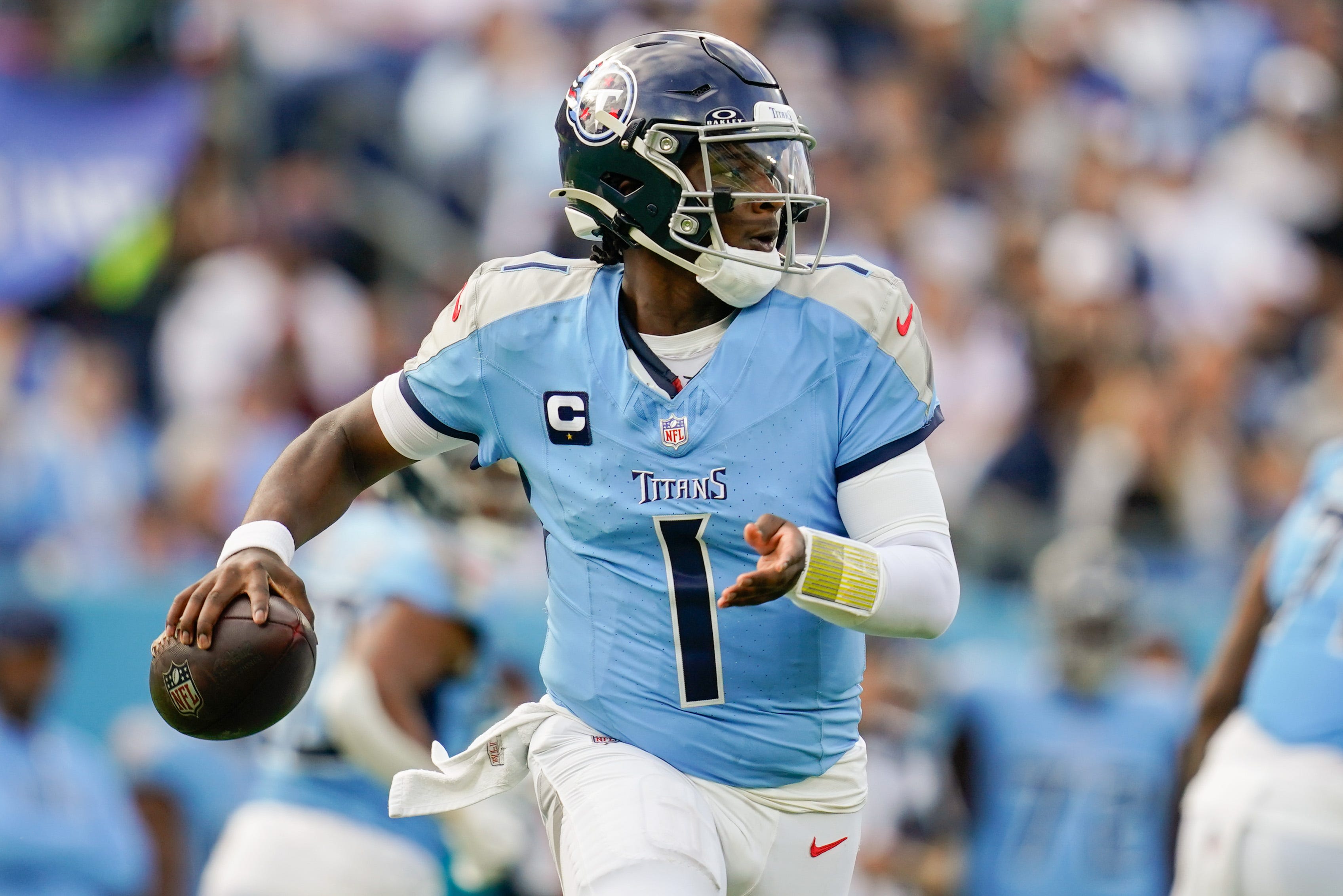 Cam Ward’s recent scoring trend is making the Titans a weekly threat ...