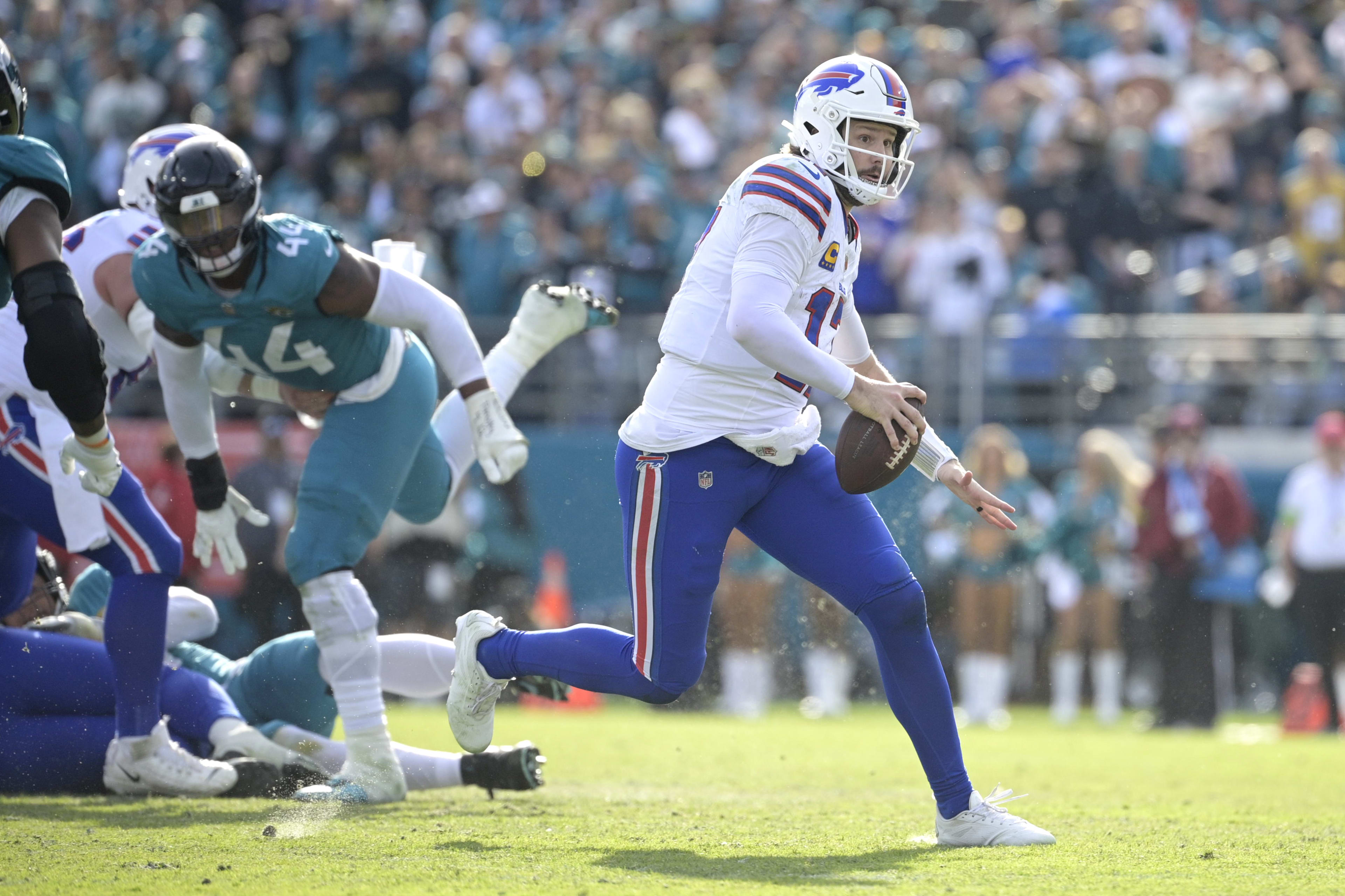 Bills exorcise playoff demons as Josh Allen puts on his Superman cape ...