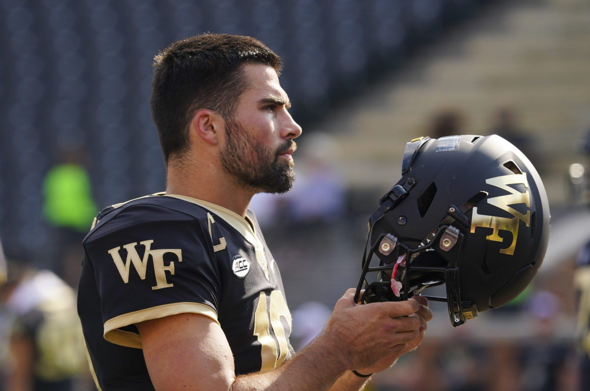 Whats Going On With The Rumors About Wake Forest Qb Sam Hartman And