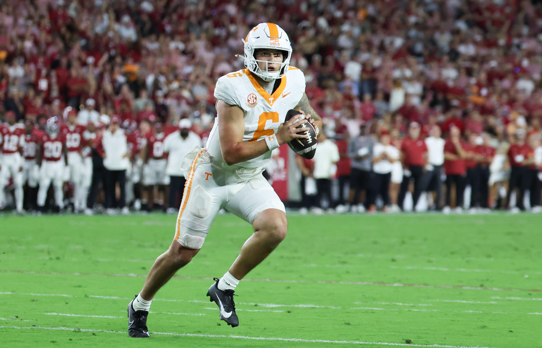 Tennessee Vols QB Joey Aguilar was on the wrong side of a very dirty ...