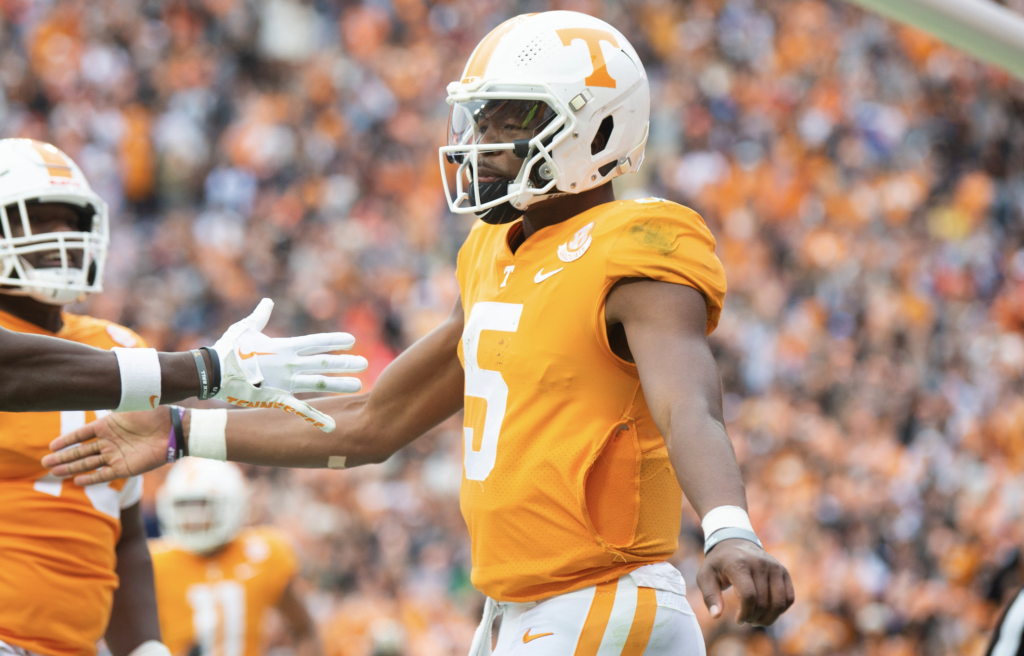Hendon Hooker says Jalin Hyatt wasn't the fastest player he threw the ...