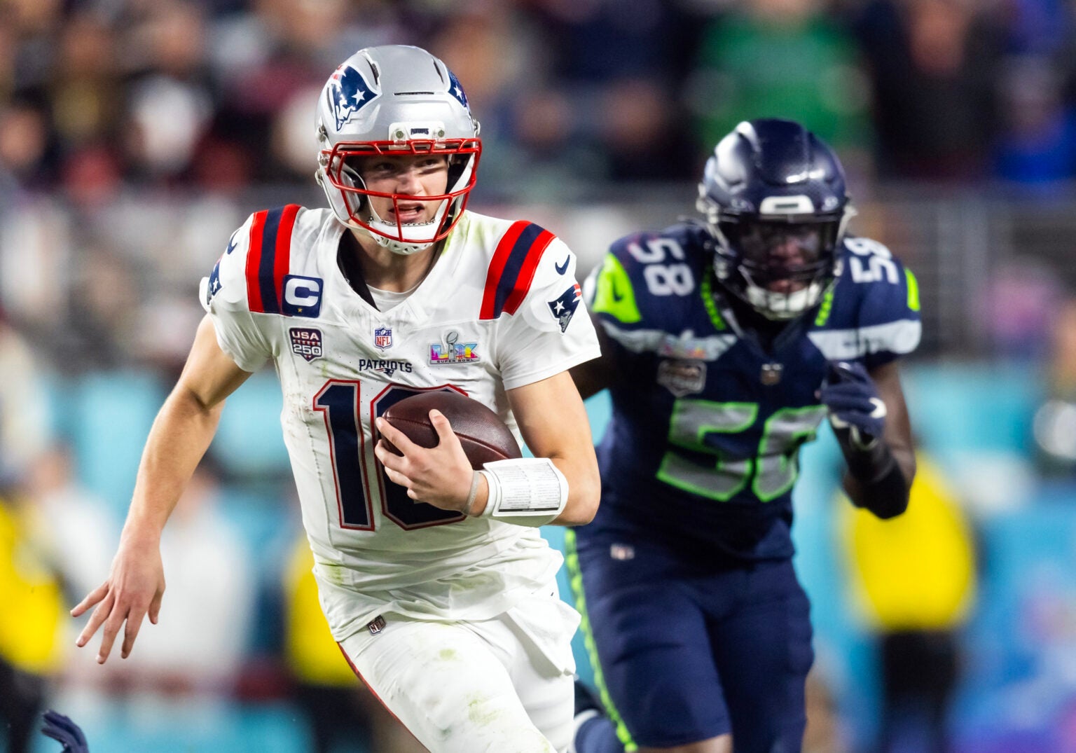 Patriots give Drake Maye what he needs to prevent how they lost Super ...
