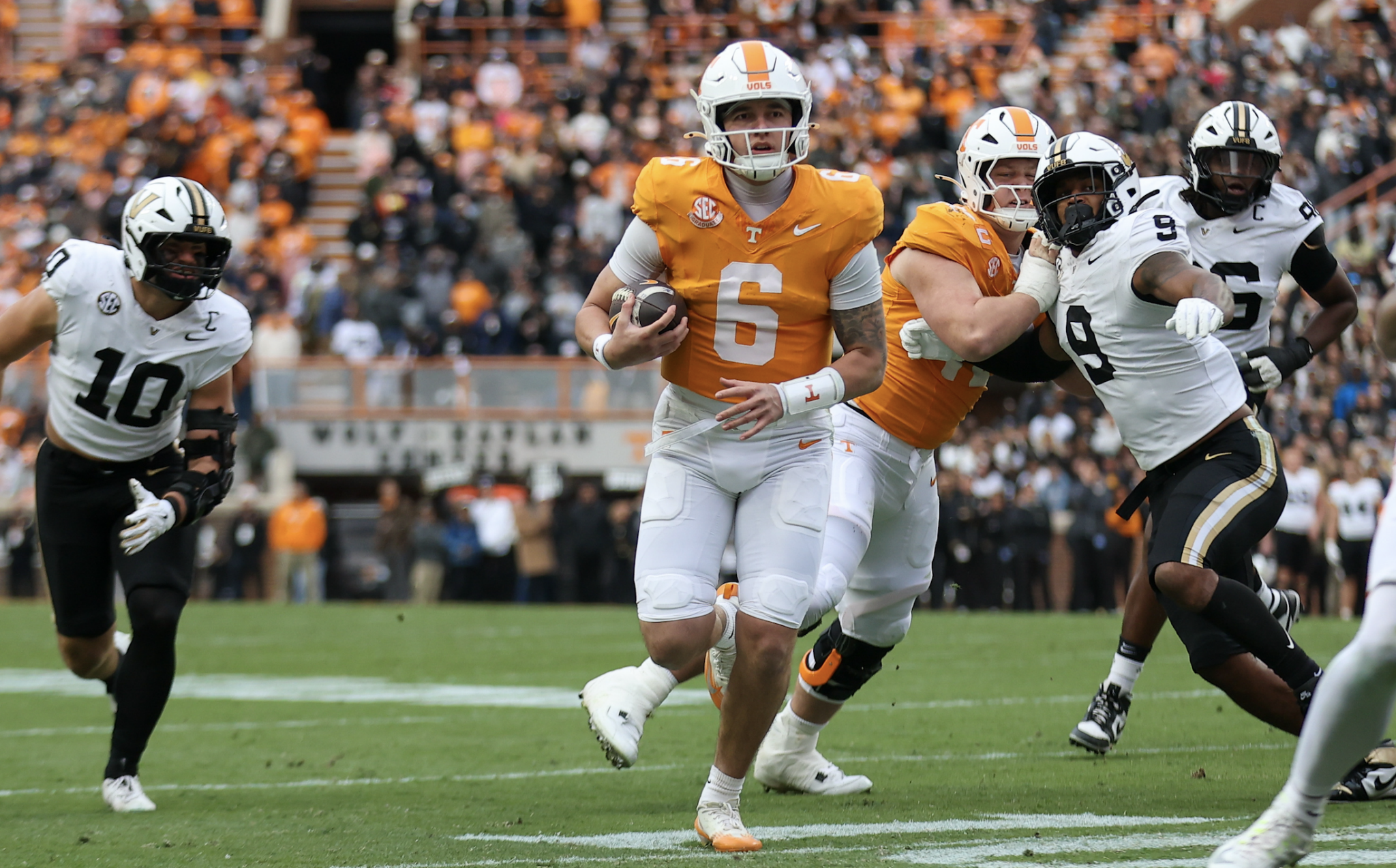 ESPN projects where Tennessee Vols quarterback Joey Aguilar will be ...