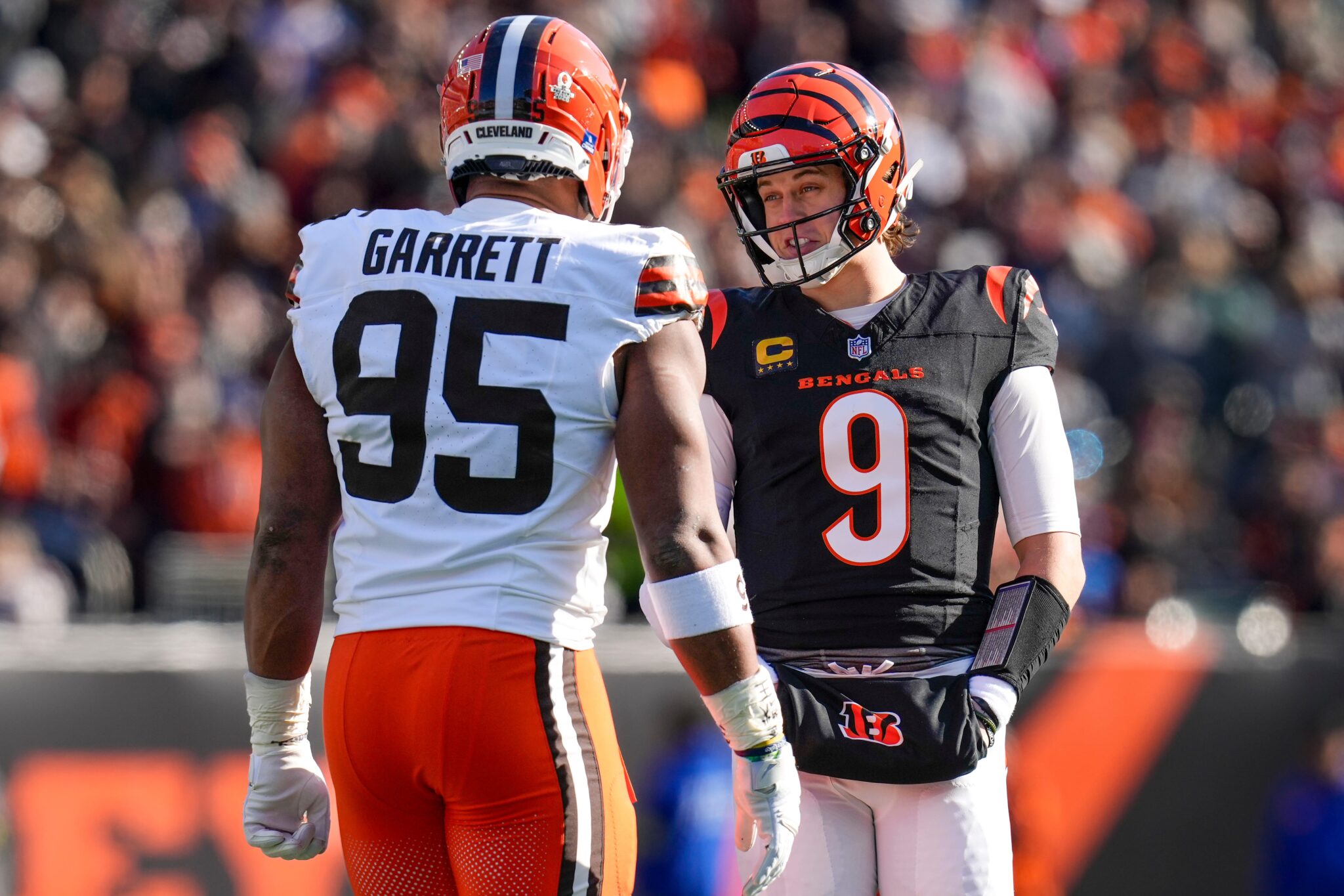 Myles Garrett tells the unbiased truth about Bengals quarterback Joe Burrow